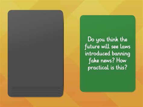 Fake News Questions 2 Random Cards