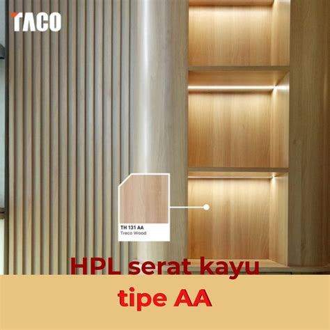 Jual TACO HPL Woodgrain Serat Kayu Kode AA Indonesia Shopee Indonesia