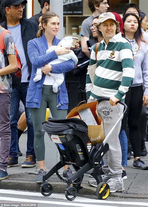 Lauren Bush Lauren And Husband David Take Their Son Max For A Walk In