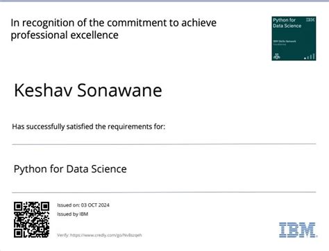 Keshav Sonawane On Linkedin 🎉 Excited To Share That I Have Successfully Completed Python 101