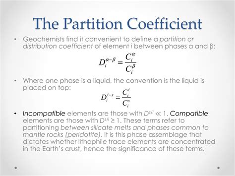 Ppt Partition Coefficients Powerpoint Presentation Free Download