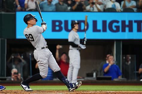 Aaron Judge Home Runs The Ny Yankees Stars American League Season