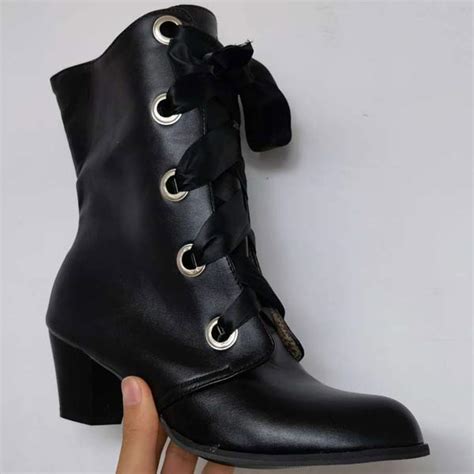 Womens Round Toe Chunky Heel Boots 55794750c Zeraclub