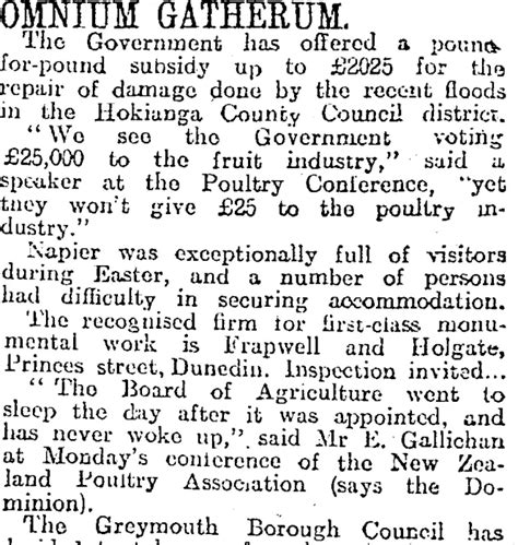 Omnium Gatherum Otago Daily Times 1 Items National Library Of