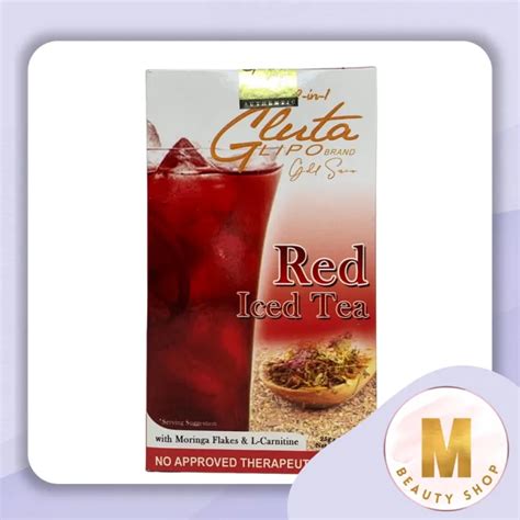 Gluta Lipo Gold Series Red Iced Tea Lazada Ph