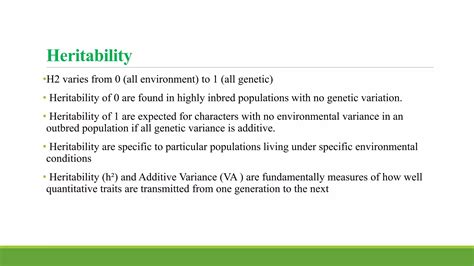 Heritability Pptpptx