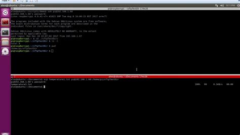Unixlinux Secure Copy Files From Machine To Machine Youtube