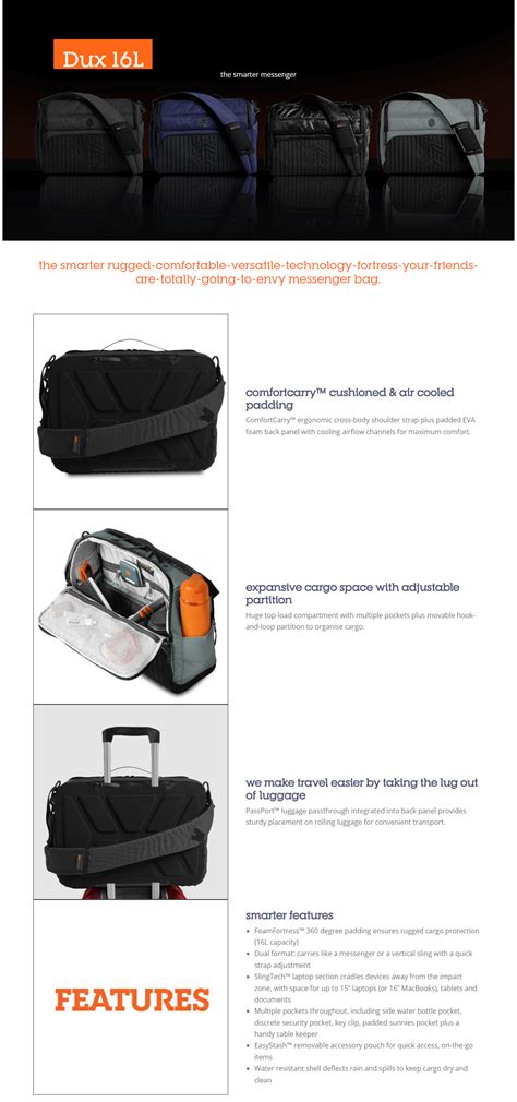 Buy Stm 15 Dux Messenger 16l Capacity Grey Laptops And Notebooks