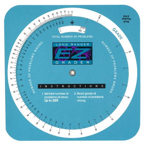 Teachersparadise Original E Z Grader Long Ranger E Z Grader Ez 5704