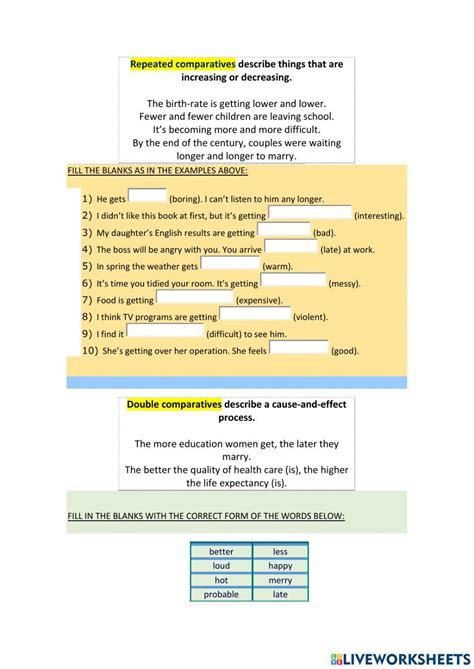 Double And Repeated Comparatives 5046276 Darling