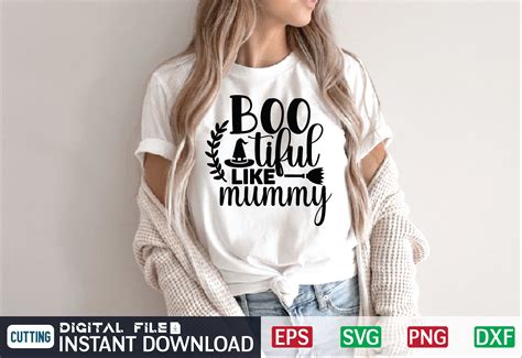 Bootiful Like Mummy Svg Afbeelding Door Craftssvg30 · Creative Fabrica