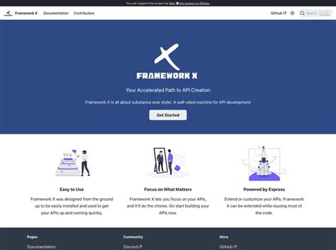 Framework X By 3rd Planet A Express Template Built At Lightspeed