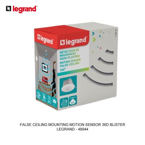 False Ceiling Mounting Motion Sensor 36d Blister