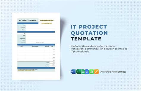It And Software Quotation Templates In Word To Download