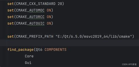Clion2023qt65cmakevcpkgopencv47环境安装与使用缺少qt6configcmake Csdn博客