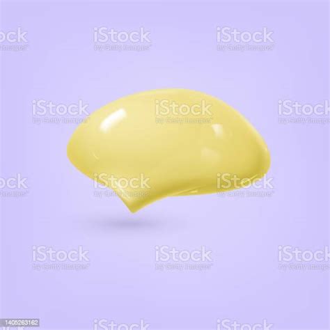 플라스틱 연설 거품 3d 벡터 렌더링 아이콘 메시지 대화 상자 단추입니다 현실적인 만화 디자인 요소 3차원 형태에 대한 스톡