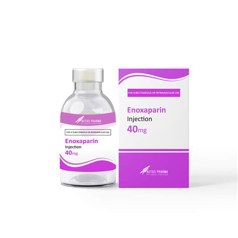 Enoxaparin Injection 40mg Anti Cancer Manufacturer Supplier And