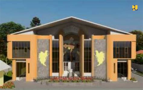 Gedung Keuskupan Merauke Di Papua Dibangun Dengan Anggaran Rp23 28 Miliar