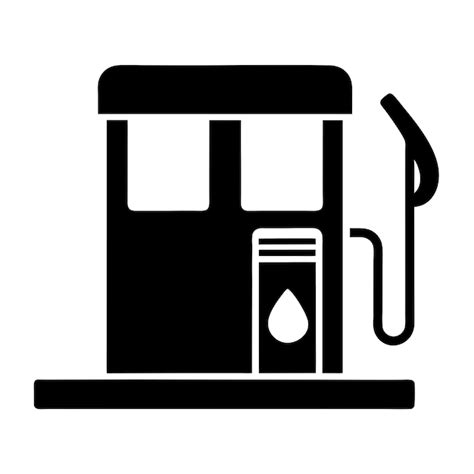 Feul Station Icon Vector Art Illustration Premium Ai Generated Vector