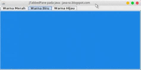 Cara Membuat Jtabbedpane Pada Komponen Swing Di Java Javasc Developer