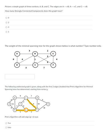 Solved Picture A Simple Graph Of Three Vertices A B And Chegg