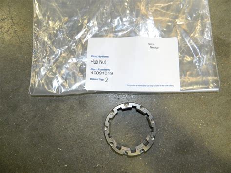 Dana 70 80 Rear Hub Nut Nylon Lock Axle Key Full Float Dodge Ford Gm