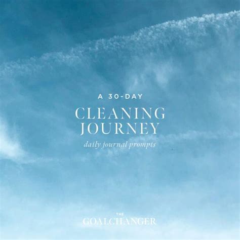 A 30 Day Journey Cleaning