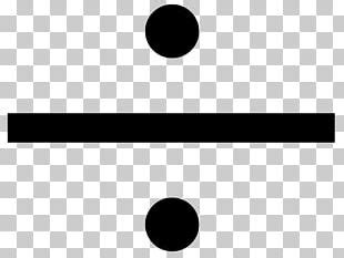 Obelus Division Mathematics Symbol Sign PNG Clipart Angle Black Black And White Calculation