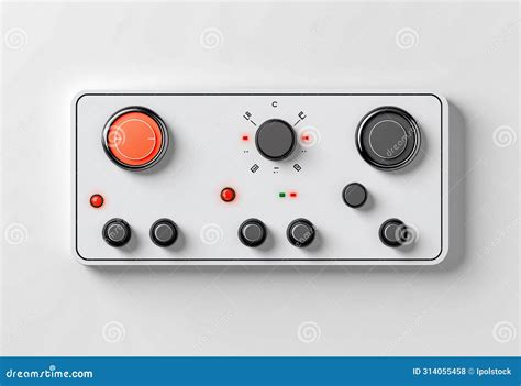 A Minimalistic Control Panel Or Interface Design Template For Web