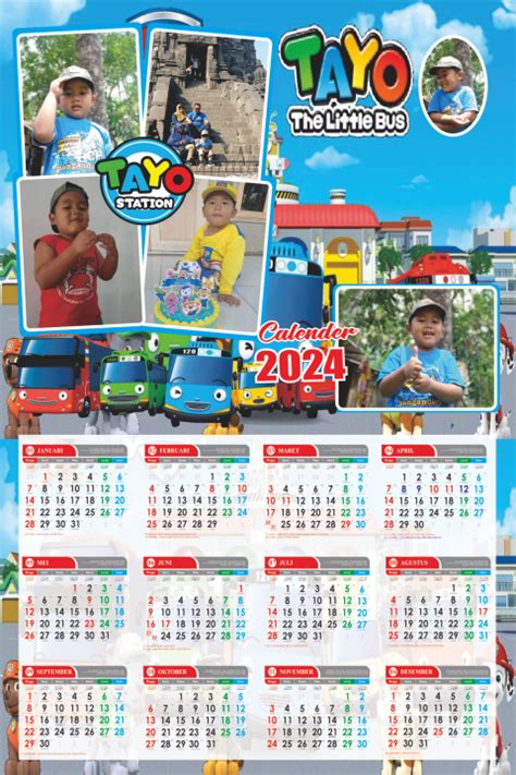 Jual Kalender Poster 2024 Keluarga Satuan Custom Kertas Lazada Indonesia
