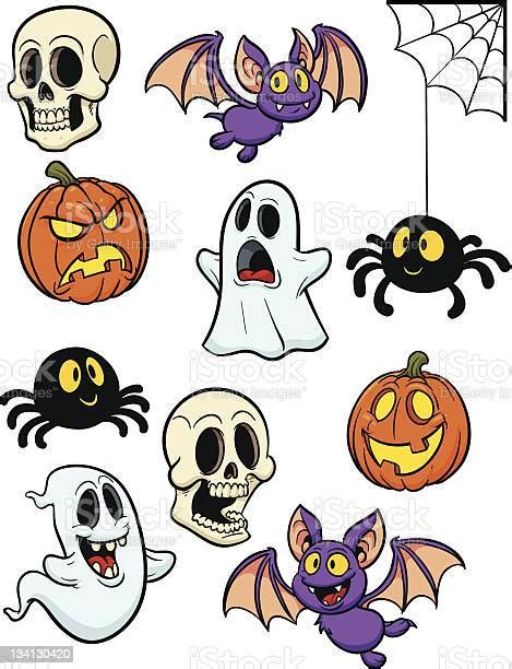 Berbagai Ilustrasi Lucu Untuk Halloween Ilustrasi Stok Unduh Gambar