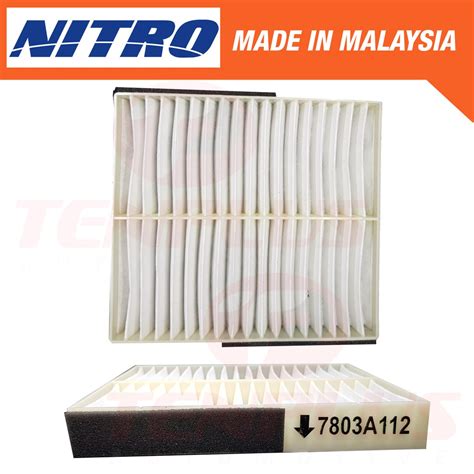 Nitro Cabin Filter Mitsubishi Montero Sport Strada 2015 2019 Shopee