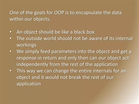 Object Oriented Programming Basics With Php Ppt