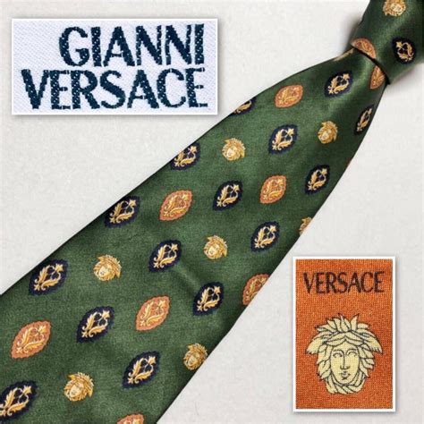 Yahooオークション Gianni Versace ジャンニヴェルサーチ ネクタイ