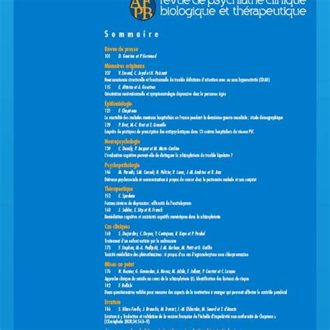 PDF Neuroanatomie Structurelle Et Fonctionnelle Du Trouble