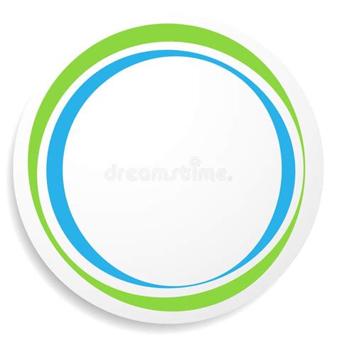 Blank Empty Circle Shape Circle Design Element Circular Circle