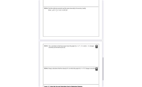 Solved EX Find The Inflection Point S And The Open Chegg