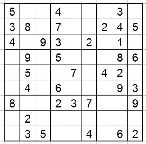 Peyton S Thoughts SUDOKU PUZZLES