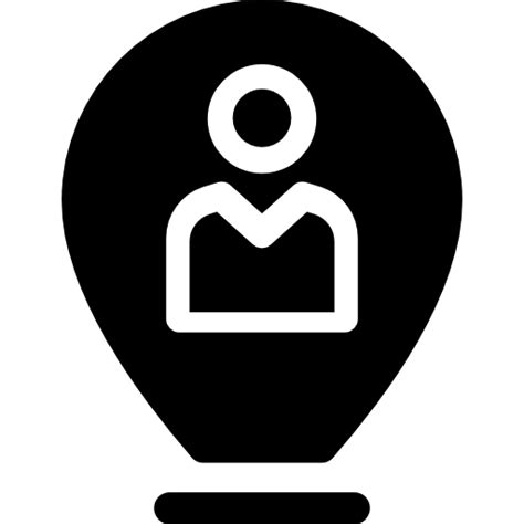 Map Location Placeholder Signs Location Stick Man Map Pointer Pin Map Point Icon