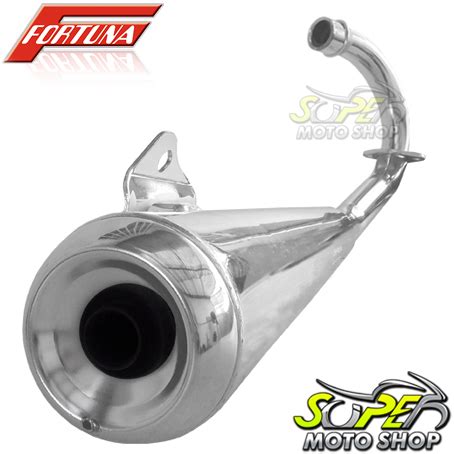 Escapamento Fortuna Modelo Original Turuna Mini Pop I Ano Em Diante Honda Super