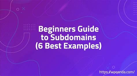 Beginners Guide What Are Subdomains 6 Best Examples Wp Qanda