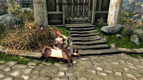 Skyrim SE MOD on Twitter 魔法 Make any woman have fun shout女性NPCを酔わせて自慰させる特別なシャウトを追加します 着衣版と裸