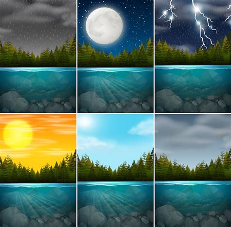 Images De Soleil Lune Lac Téléchargement Gratuit Sur Freepik