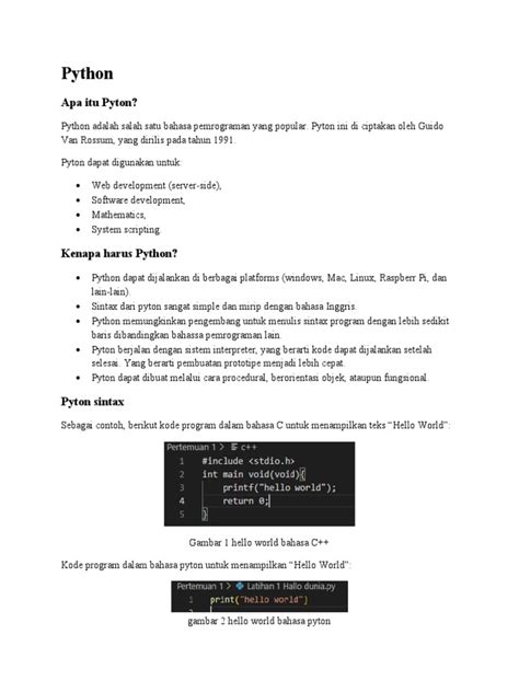 Modul Python 1 Pdf