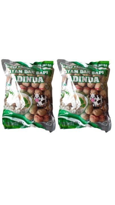 Paket 2 Pics Baso Adinda Isi 5050 Kombinasi Sepesial Joss Ayam Dan