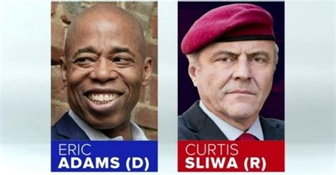 Eric Adams Curtis Sliwa Vie For Nyc Mayor Seat Cbs News