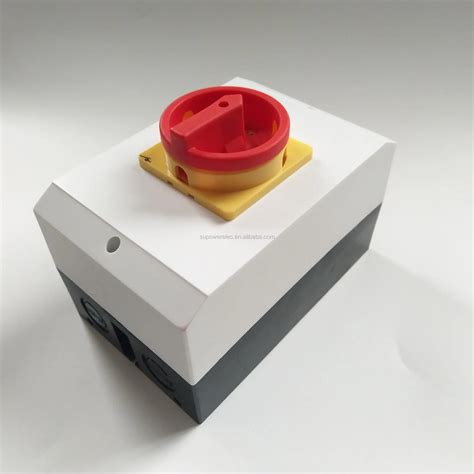 Ce Rohs Approval Waterproof Ip65 Isolator Switch 3 Phase 4 Pole 20a 32a