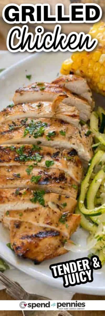 Grilled Chicken Breasts Spend With Pennies