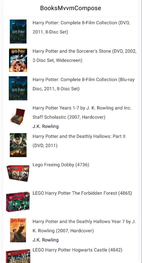 Donggeun Jung On Linkedin Android Book List Example With Mvvm Compose Hilt Lazycolumn Was Used