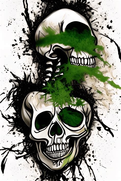 8k Skeleton Smoking Weed · Creative Fabrica